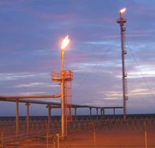 Destruction Efficiency of Air Assisted Flares